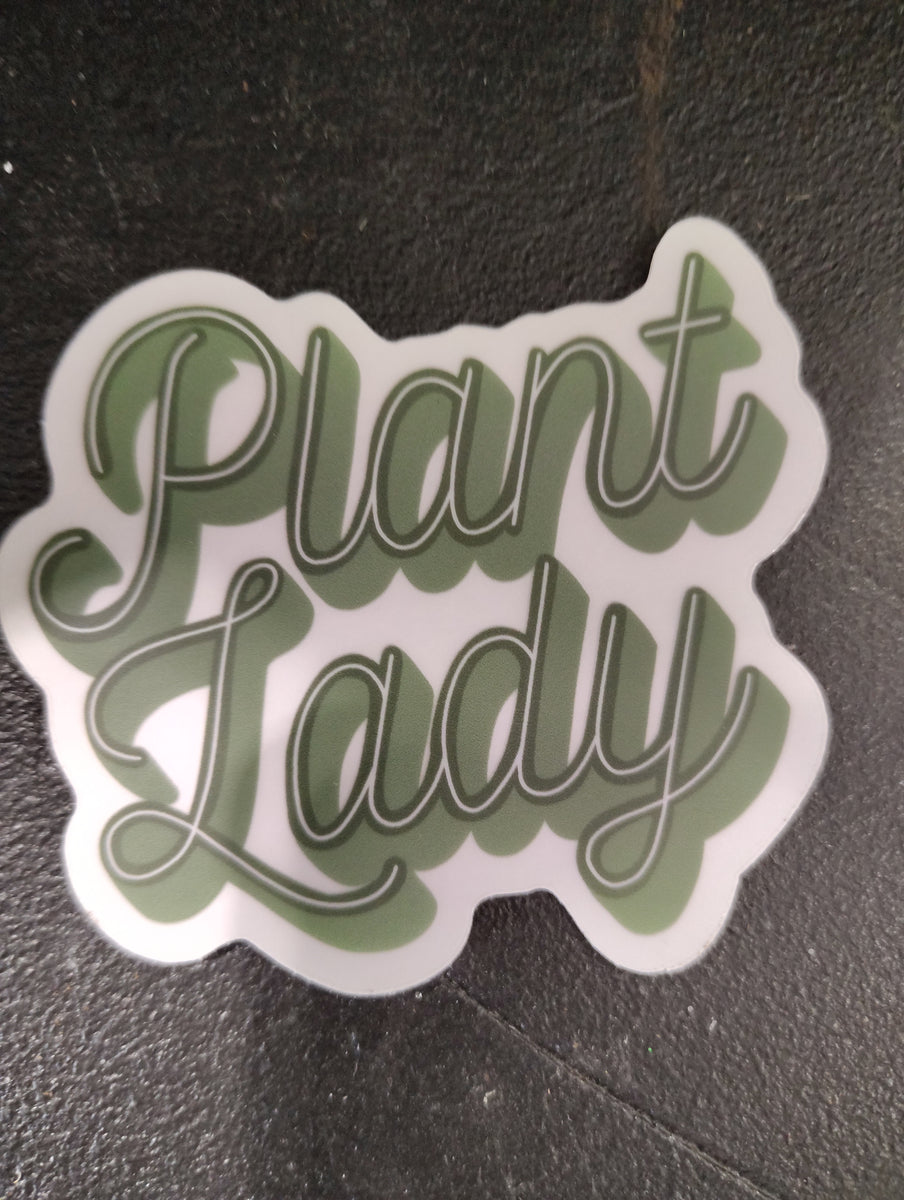 Sticker Plant Lady by Faire - Trendy Giftware for Plant Lovers – Wasson ...